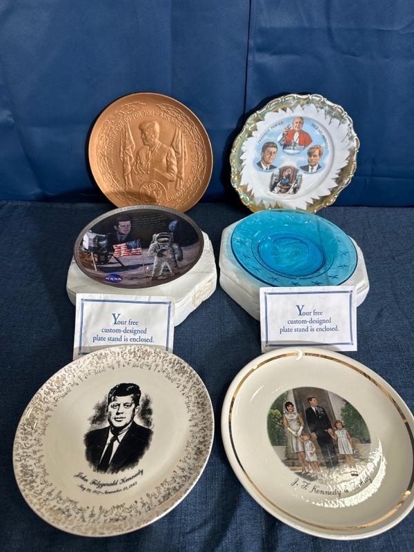 Lot 113 Variety of Kennedy related collector plates | EstateSales.org