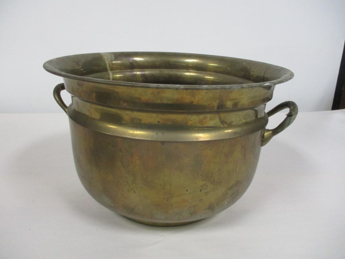 Vintage Brass Pot