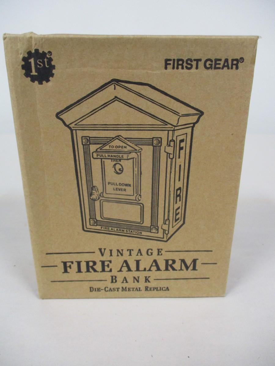 Set of 8 Vintage Fire Alarm Coin Banks | EstateSales.org