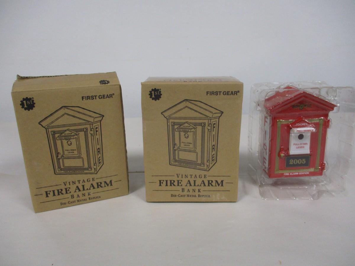 Set Of 3 Vintage Fire Alarm Banks | EstateSales.org