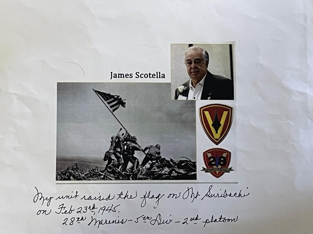 WW2 Corporal James Scotella signed photo | EstateSales.org