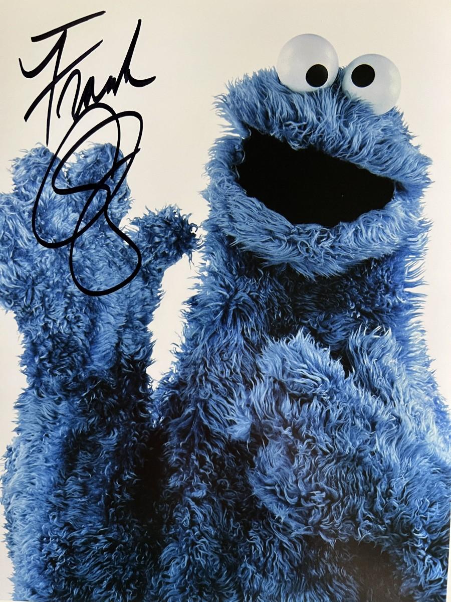 Sesame Street Cookie Monster Frank Oz signed photo | EstateSales.org