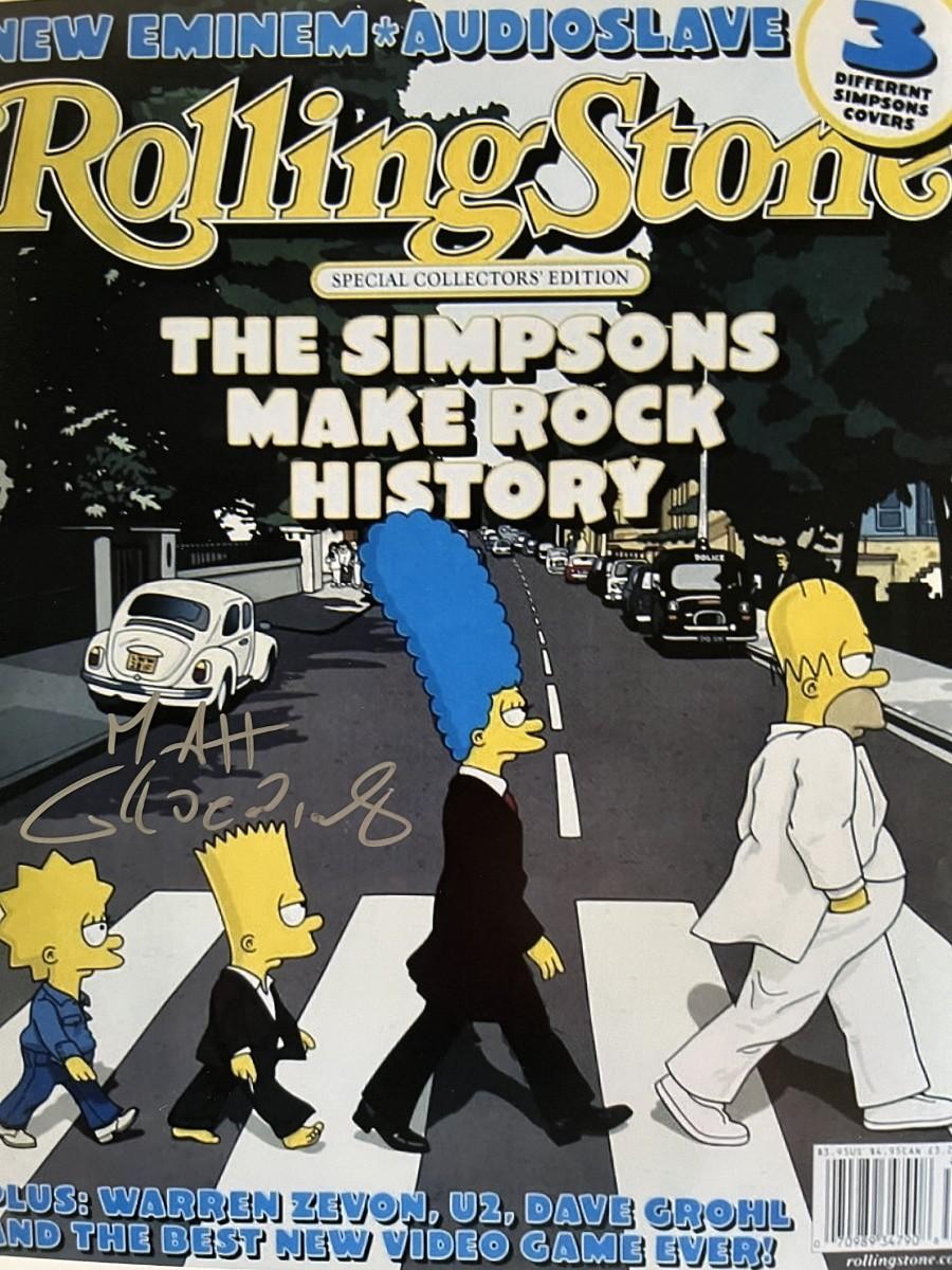 The Simpsons Matt Groening signed photo | EstateSales.org