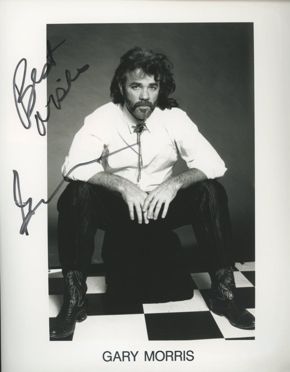 Gary Morris signed photo | EstateSales.org