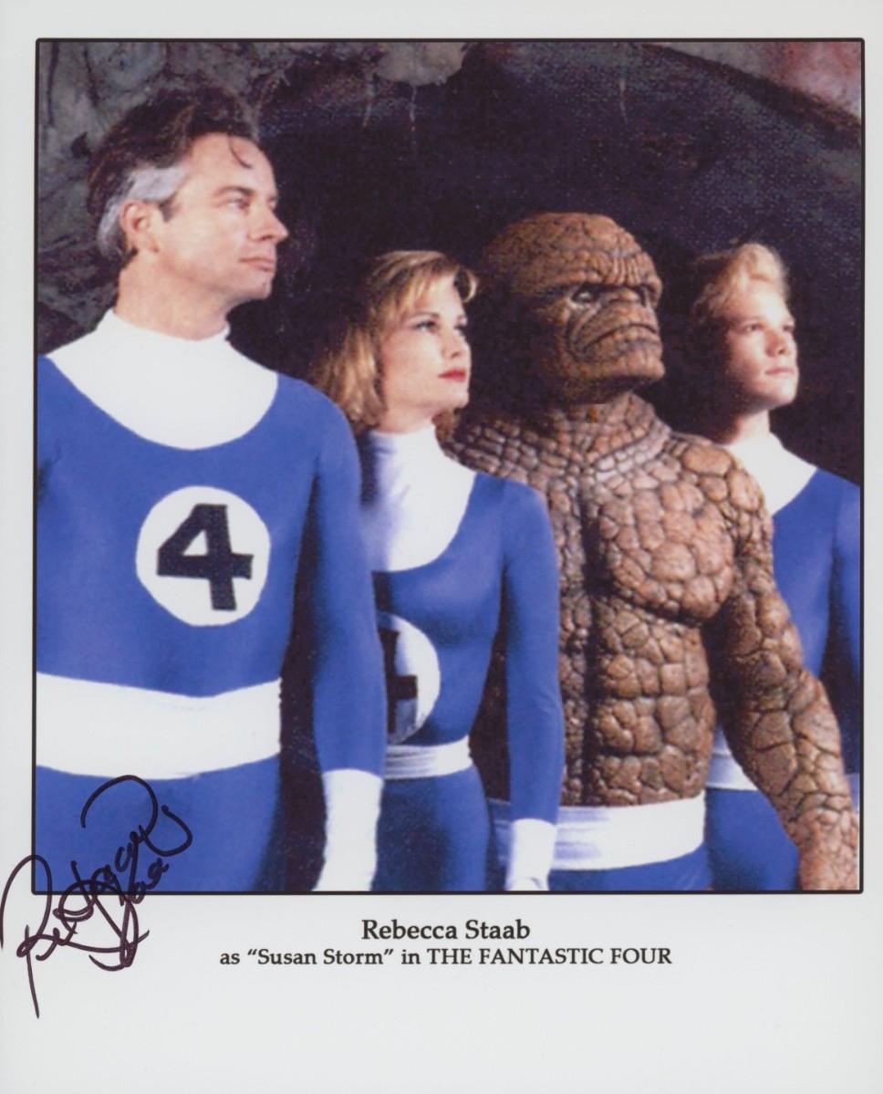 The Fantastic Four Rebecca Staab signed movie photo | EstateSales.org