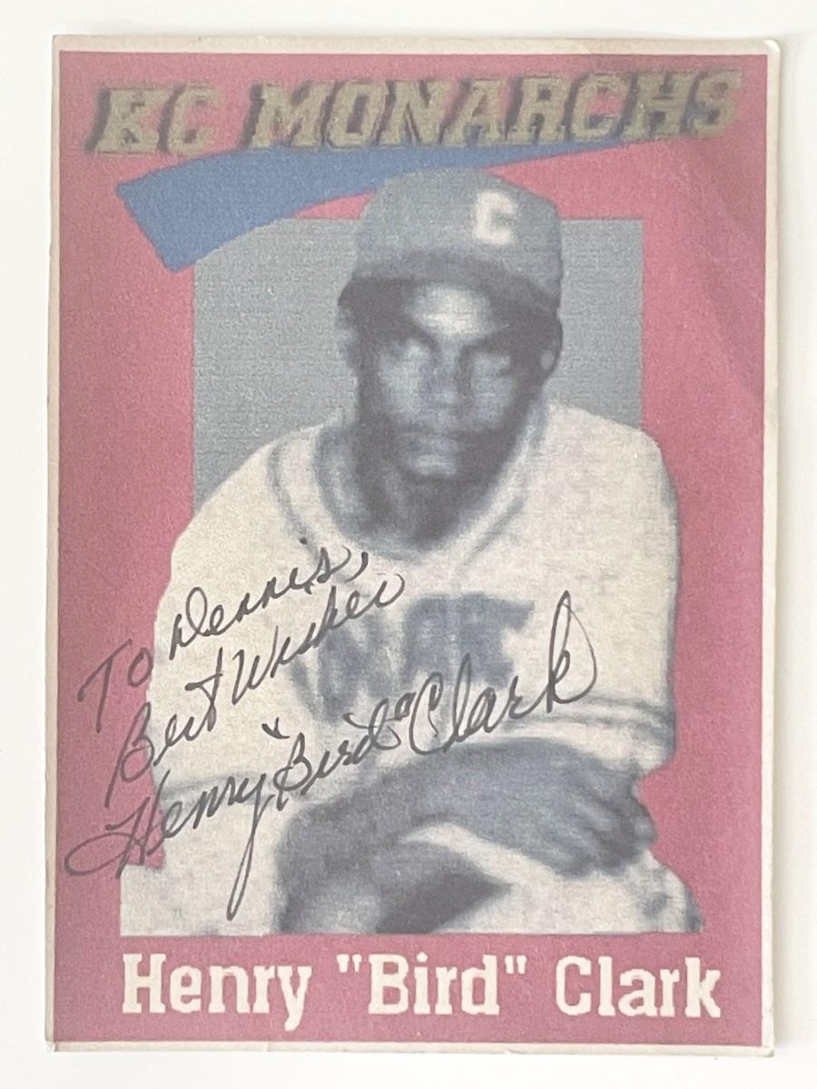 Pirates baseball player Henry Clark signed card | EstateSales.org