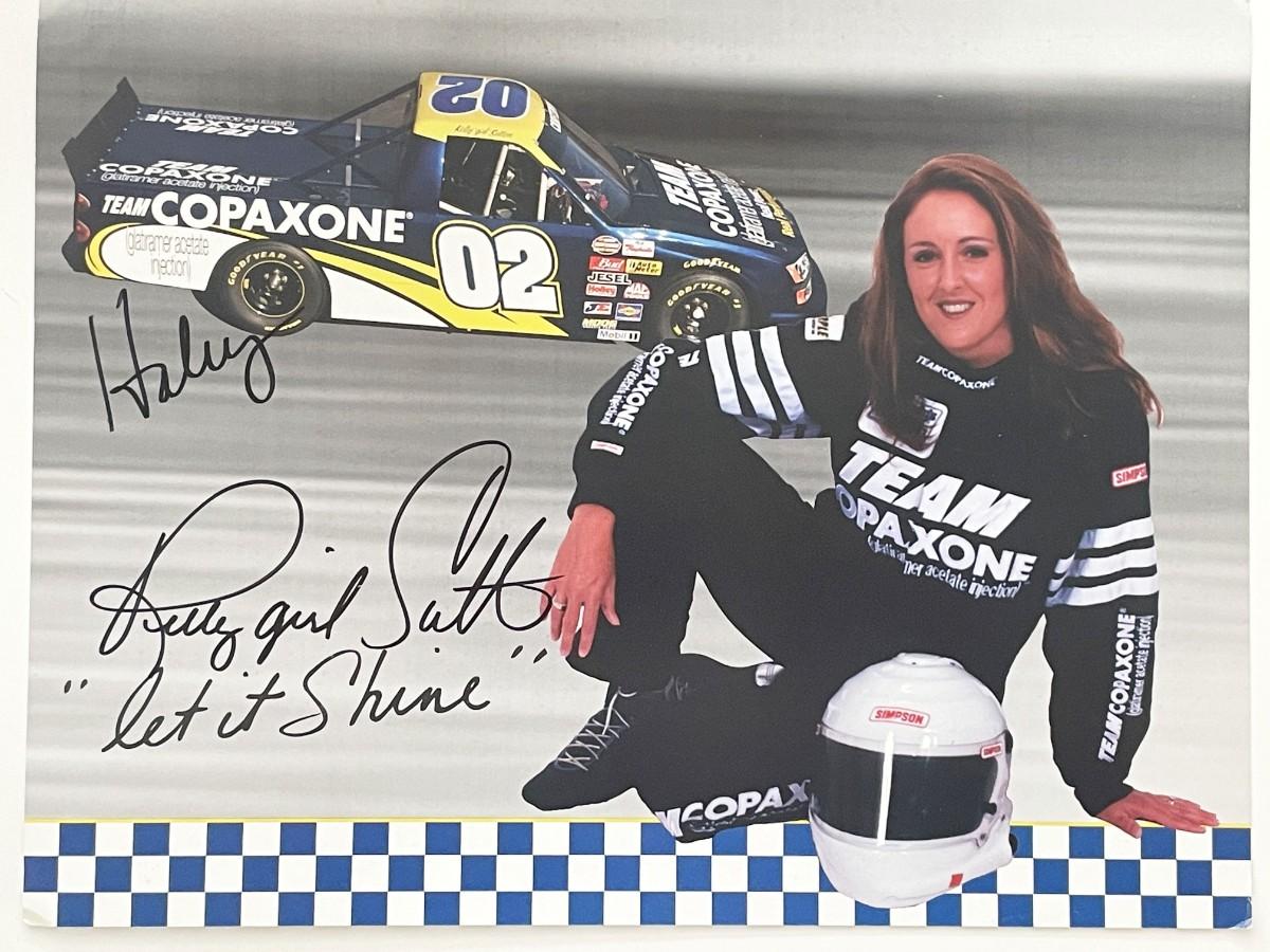 NASCAR Kelly "girl" Sutton signed photo | EstateSales.org