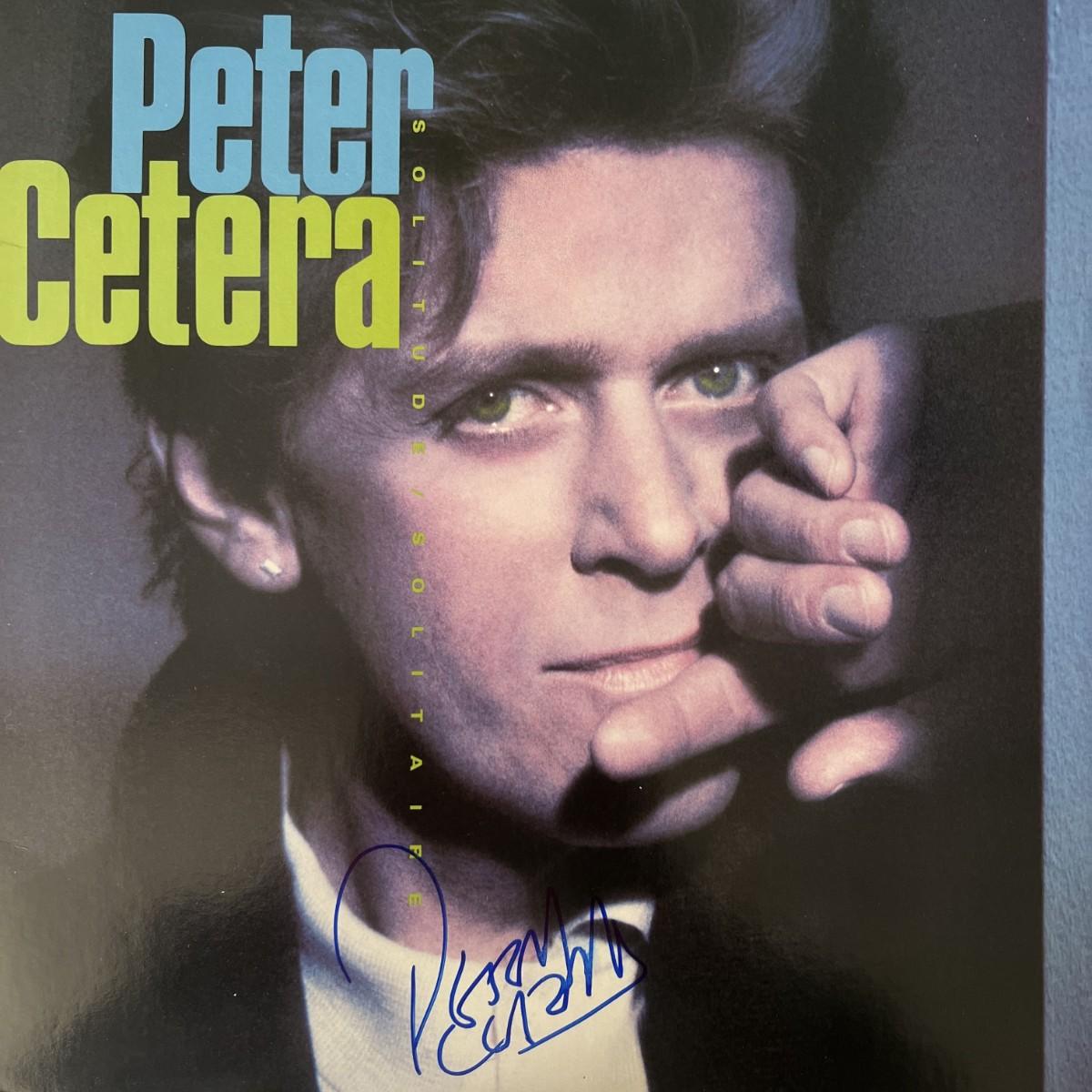 Chicago Peter Cetera signed album | EstateSales.org