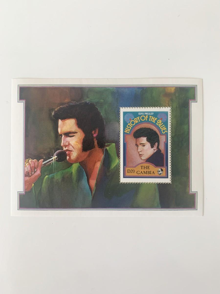 Elvis Presley History of the Blues Commemorative Souvenir Stamp Sheet ...