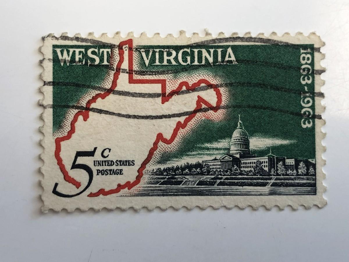 1963 5c West Virginia Statehood Stamp | EstateSales.org