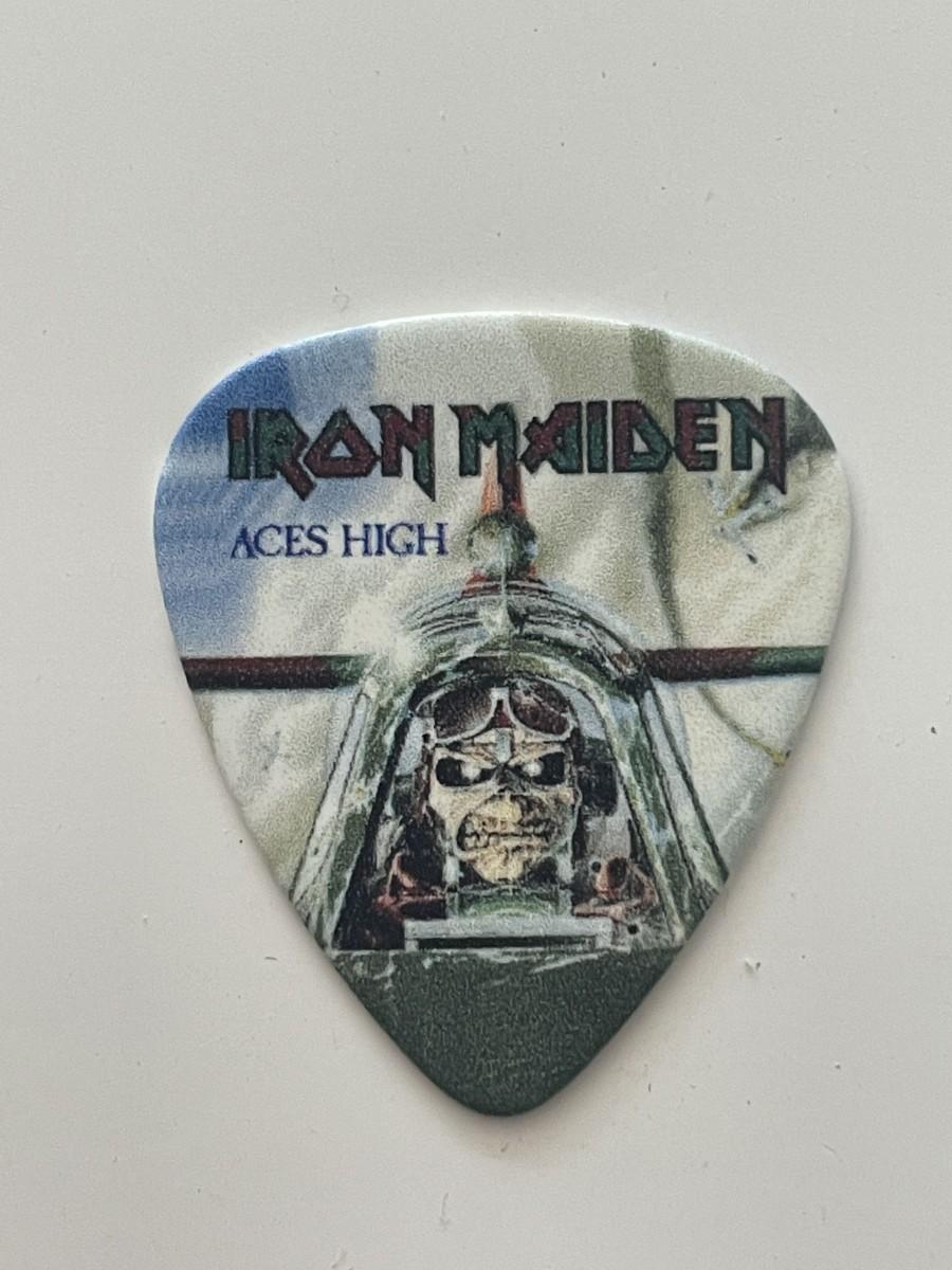 Iron Maiden guitar pick | EstateSales.org