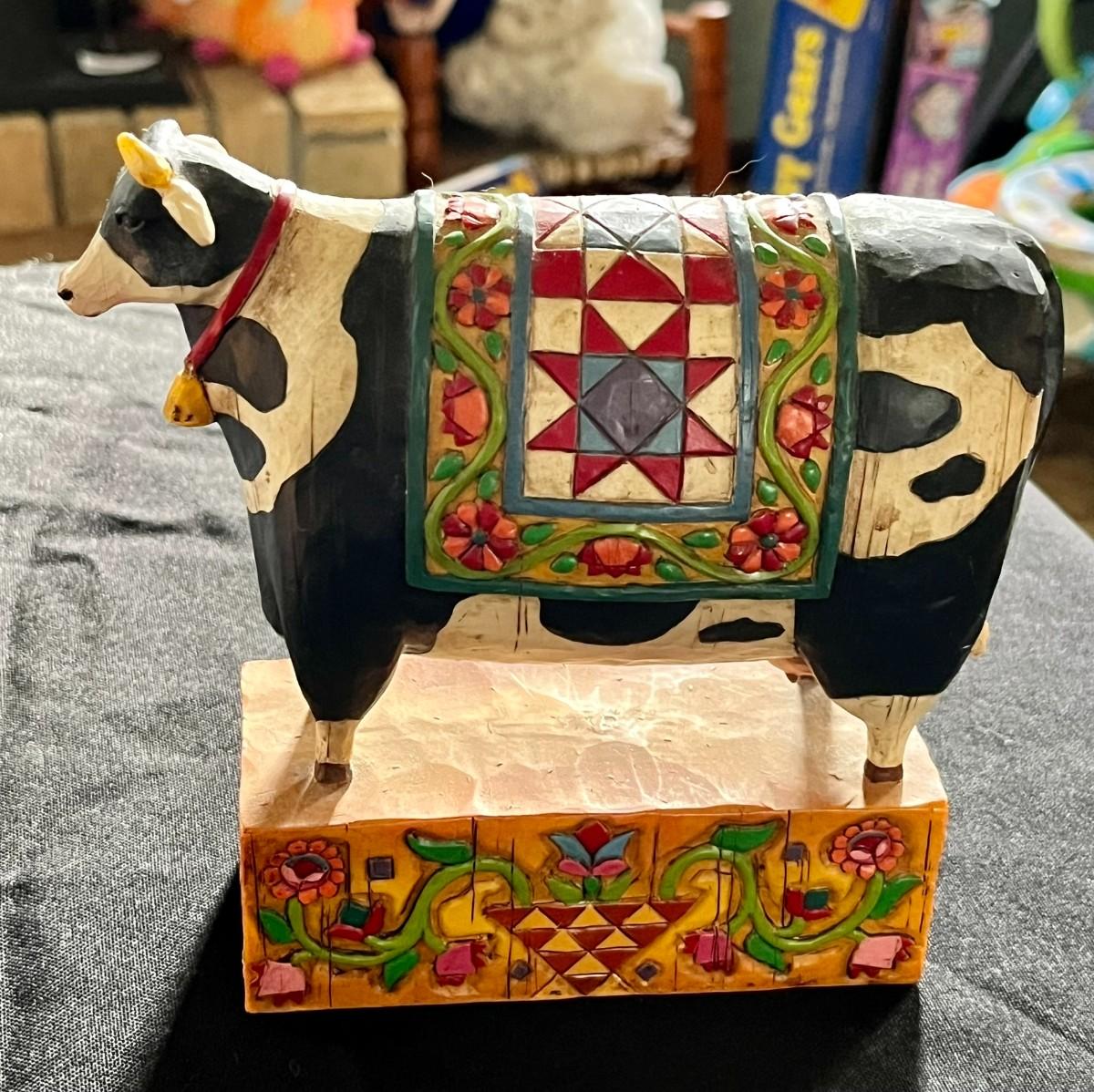 Jim Shore Cow | EstateSales.org