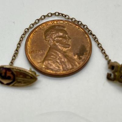 Vintage Graduation Hat Lapel Pin High School 1938 14K | EstateSales.org