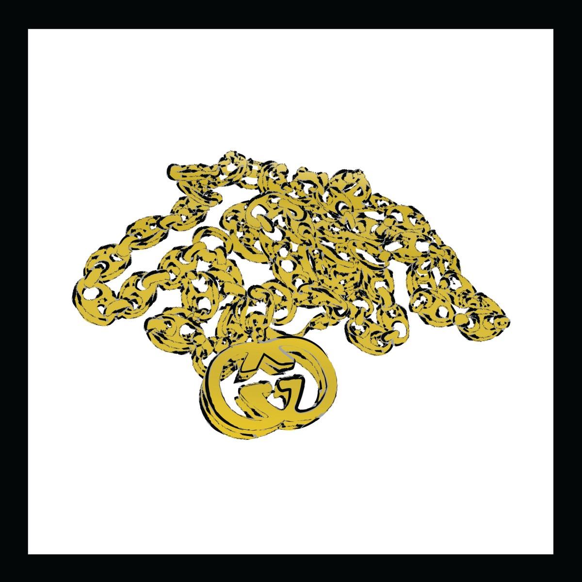 Rap Chain original fashion art | EstateSales.org