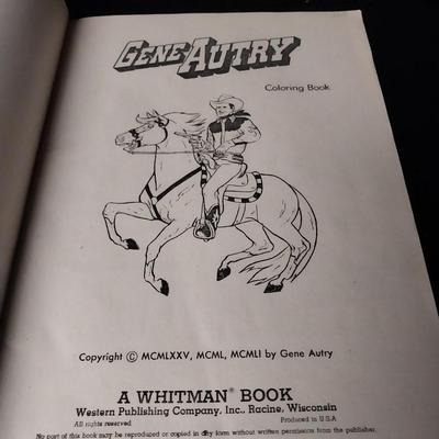 VINTAGE GENE AUTRY COLOR BOOK | EstateSales.org