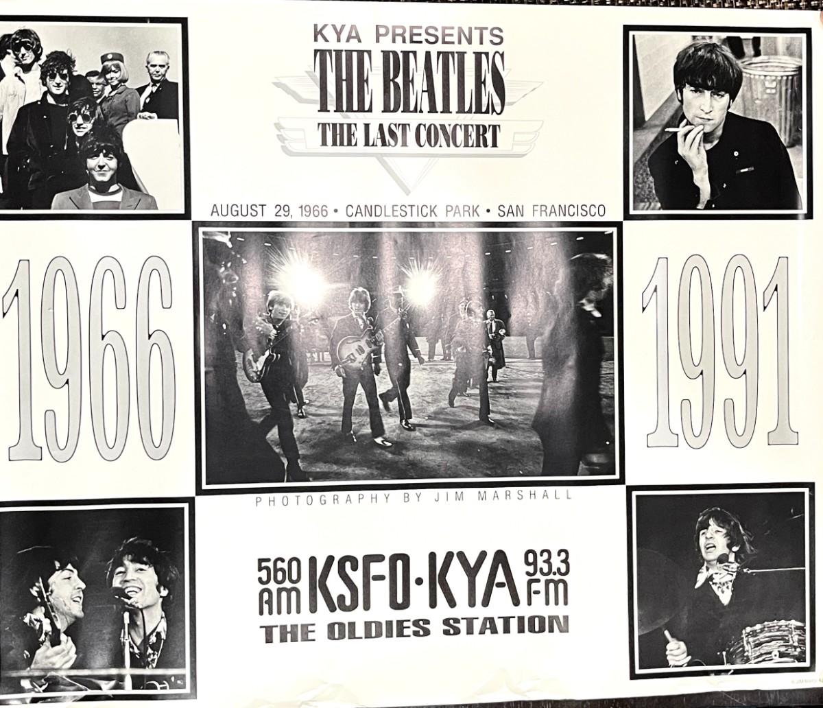 47. THE BEATLES THE LAST CONCERT KSFD*KYA RADIO PHOTOS BY JIM MARSHALL ...