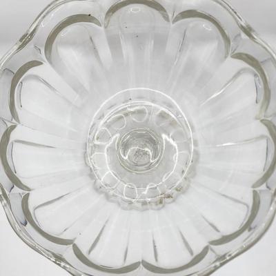 LOT::133 Vintique 1930s McKee Glass Co Seneca Loop Pattern Footed ...