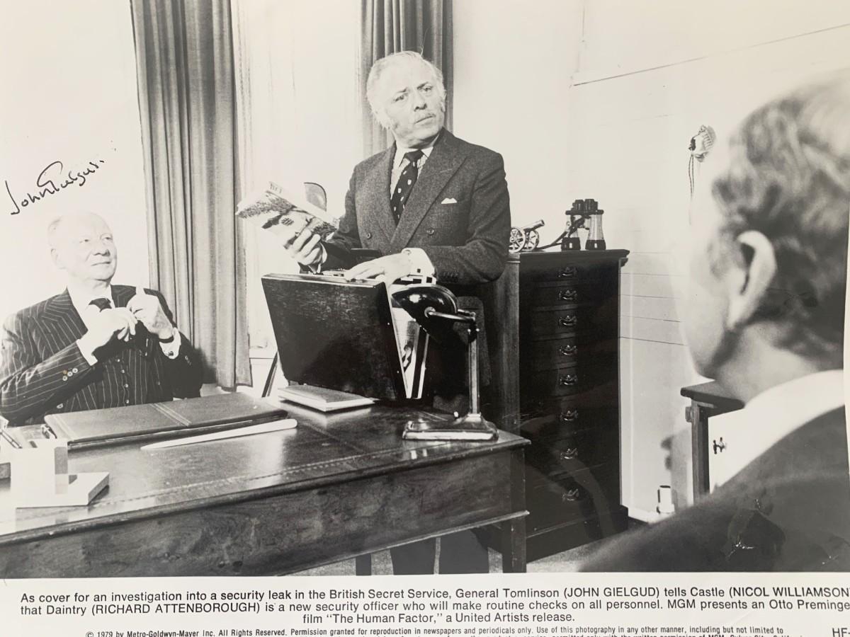 John Gielgud signed photo | EstateSales.org