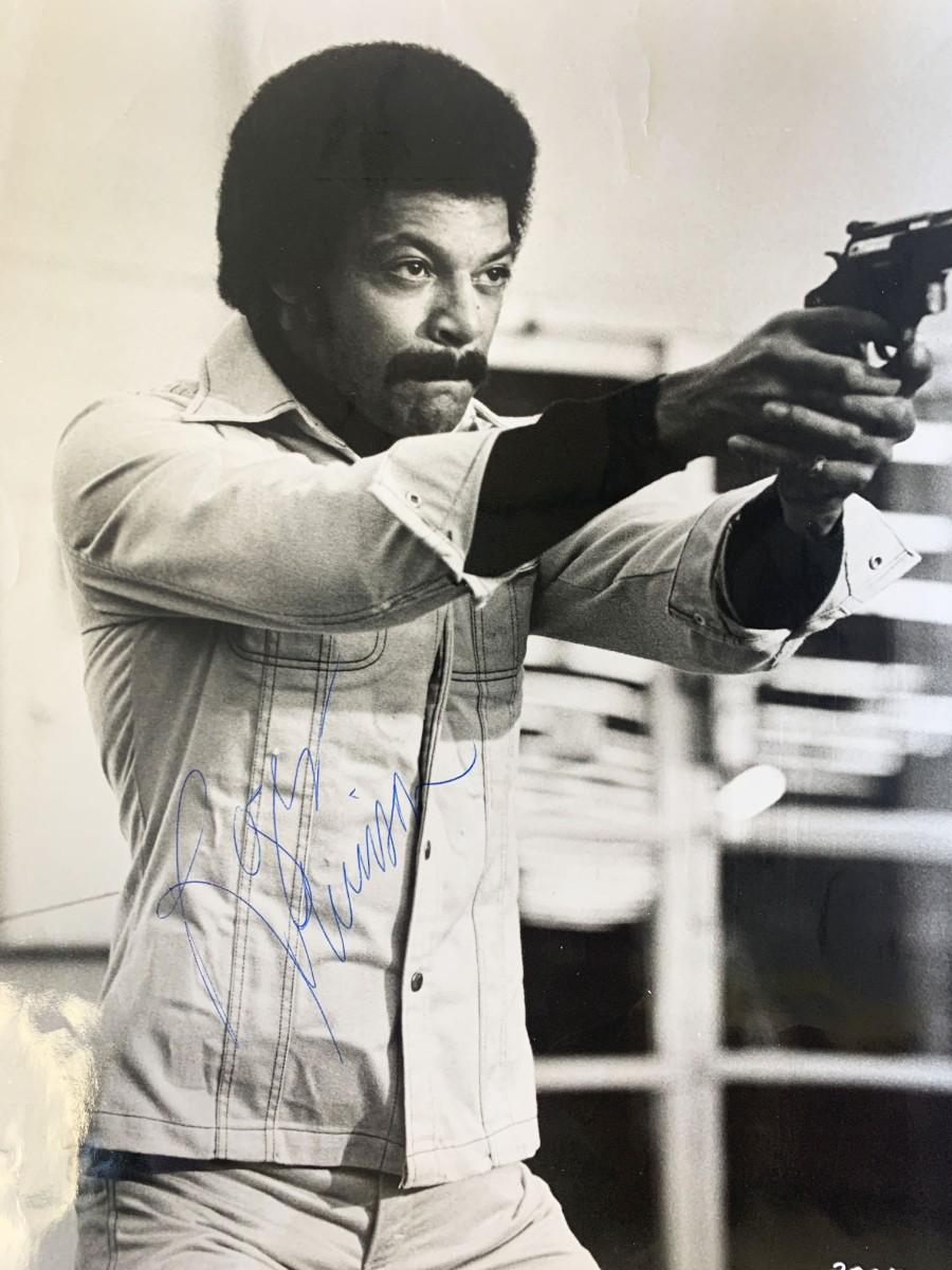 Roger Robinson Newman's Law signed movie photo | EstateSales.org