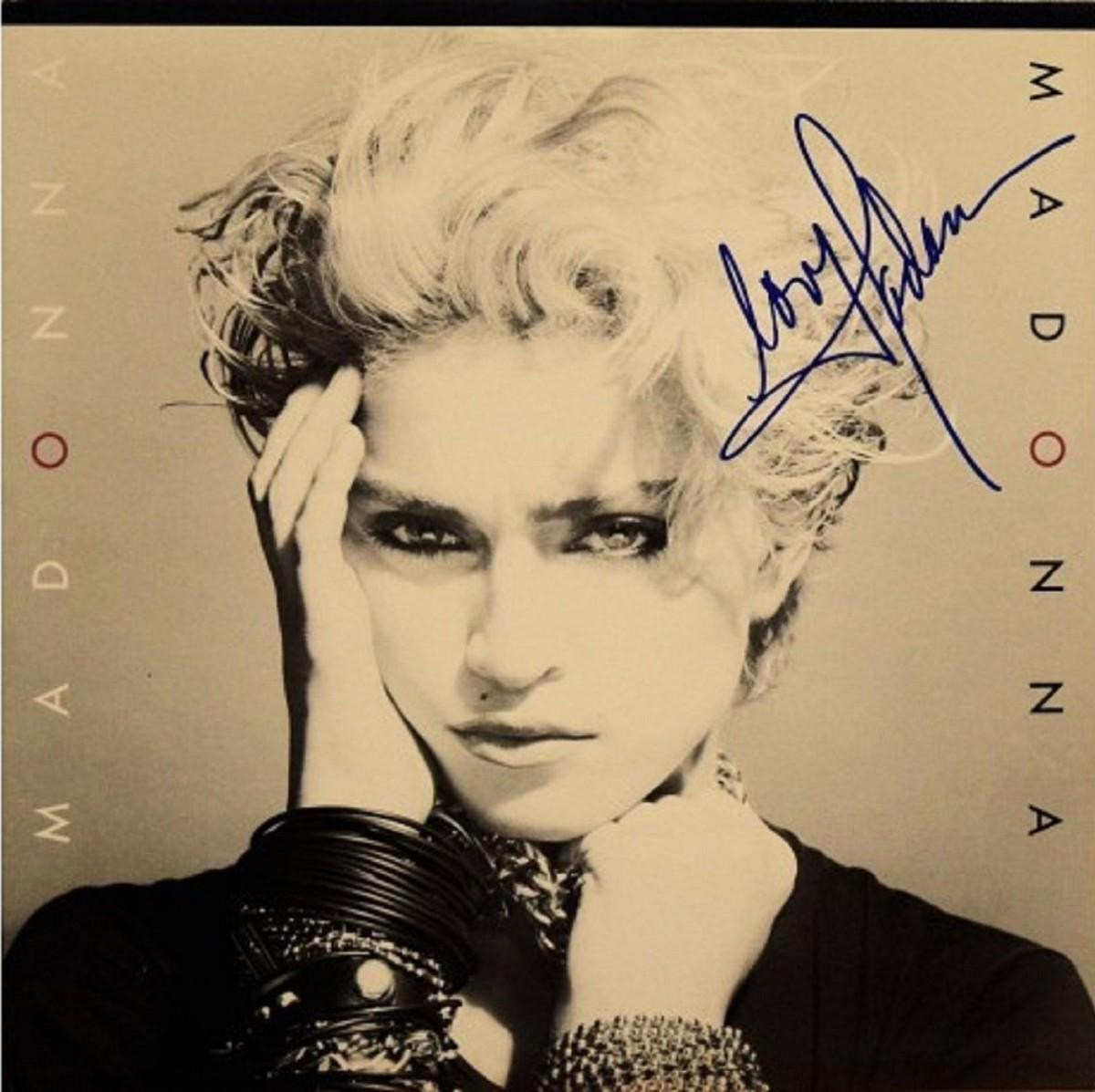 Madonna signed debut album Madonna | EstateSales.org