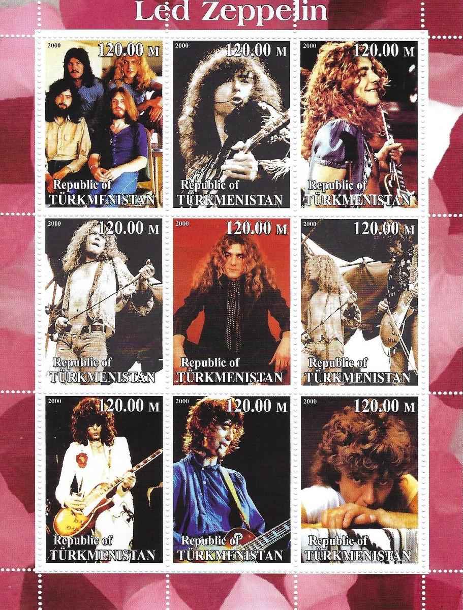 Led Zeppelin stamps | EstateSales.org
