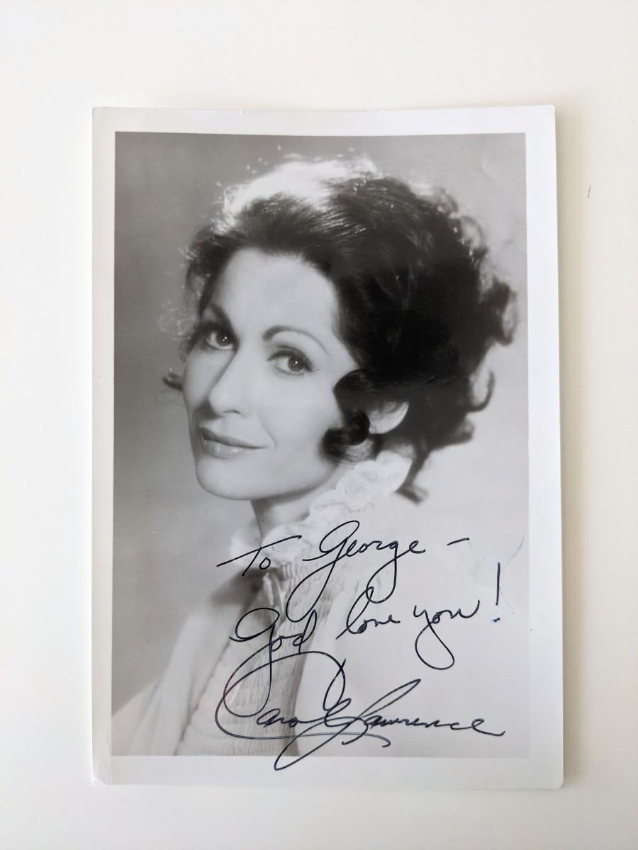 Carol Lawrence signed photo | EstateSales.org