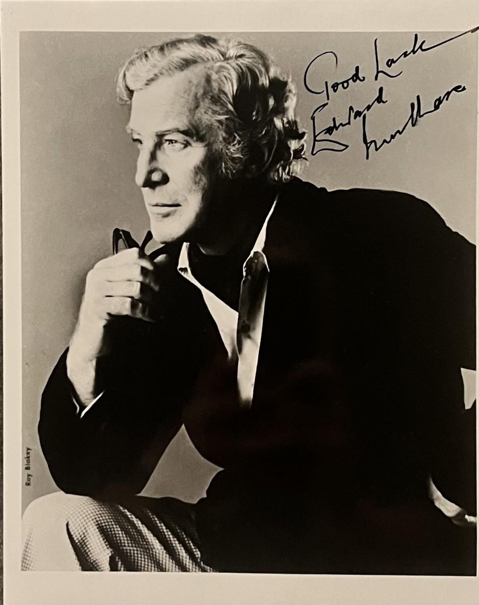 Edward Mulhare signed photo | EstateSales.org