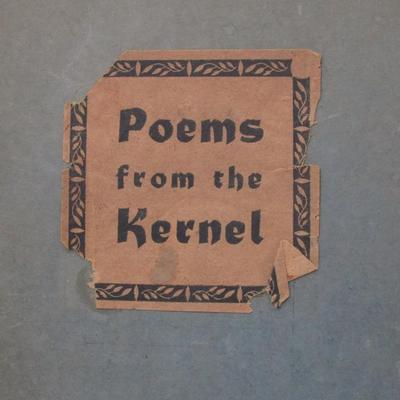 Poems from the Kernel The College Press Los Angeles California 1939 Vintage Poetry Book ...