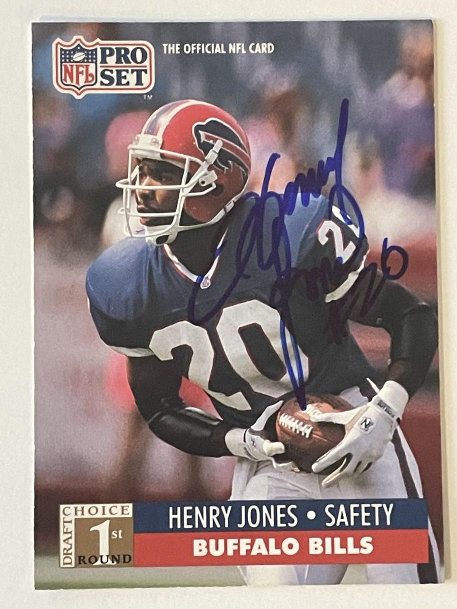 Buffalo Bills Henry Jones signed 1991 NFL Pro Set trading card ...