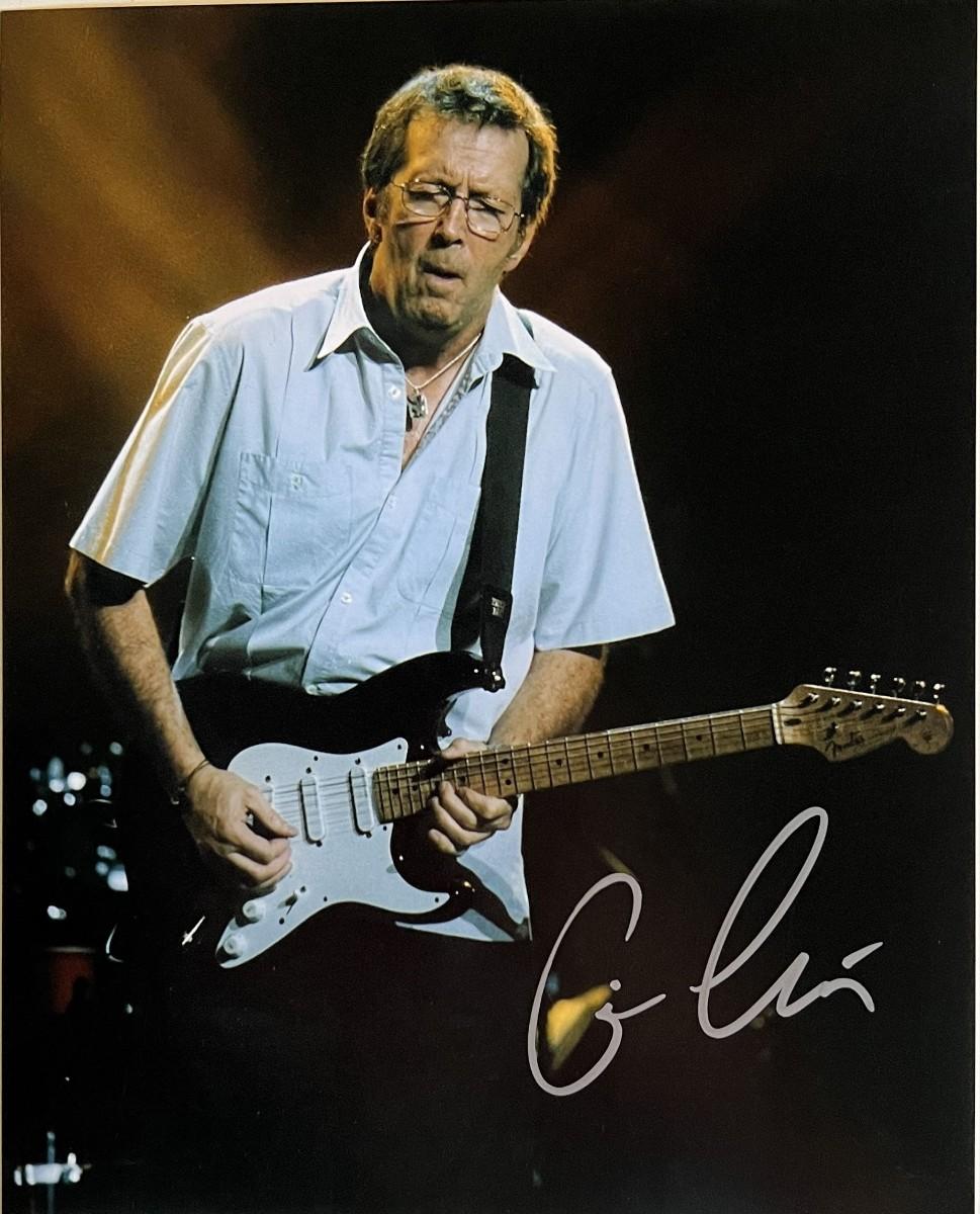 Muscian Eric Clapton signed photo | EstateSales.org