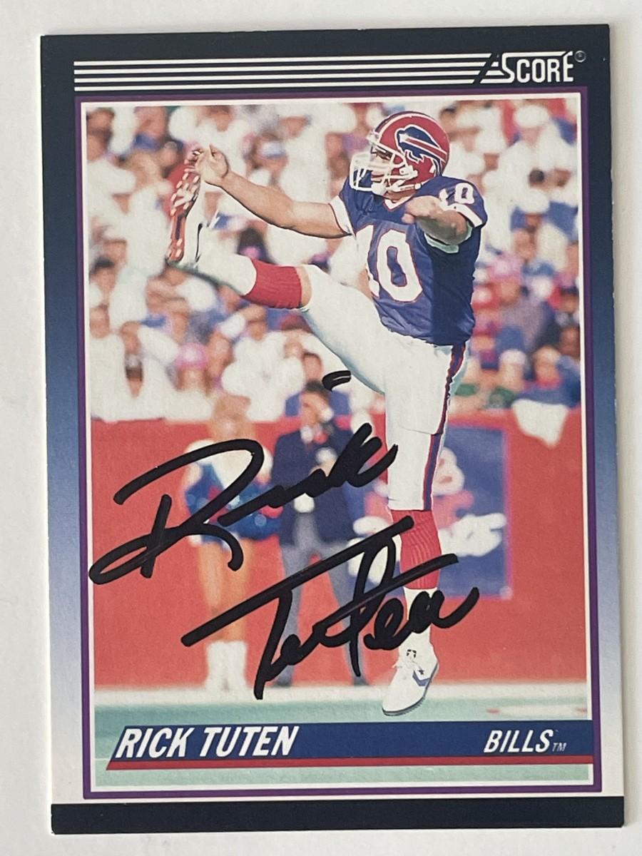 Buffalo Bills Rick Tuten 1990 Score signed trading card | EstateSales.org