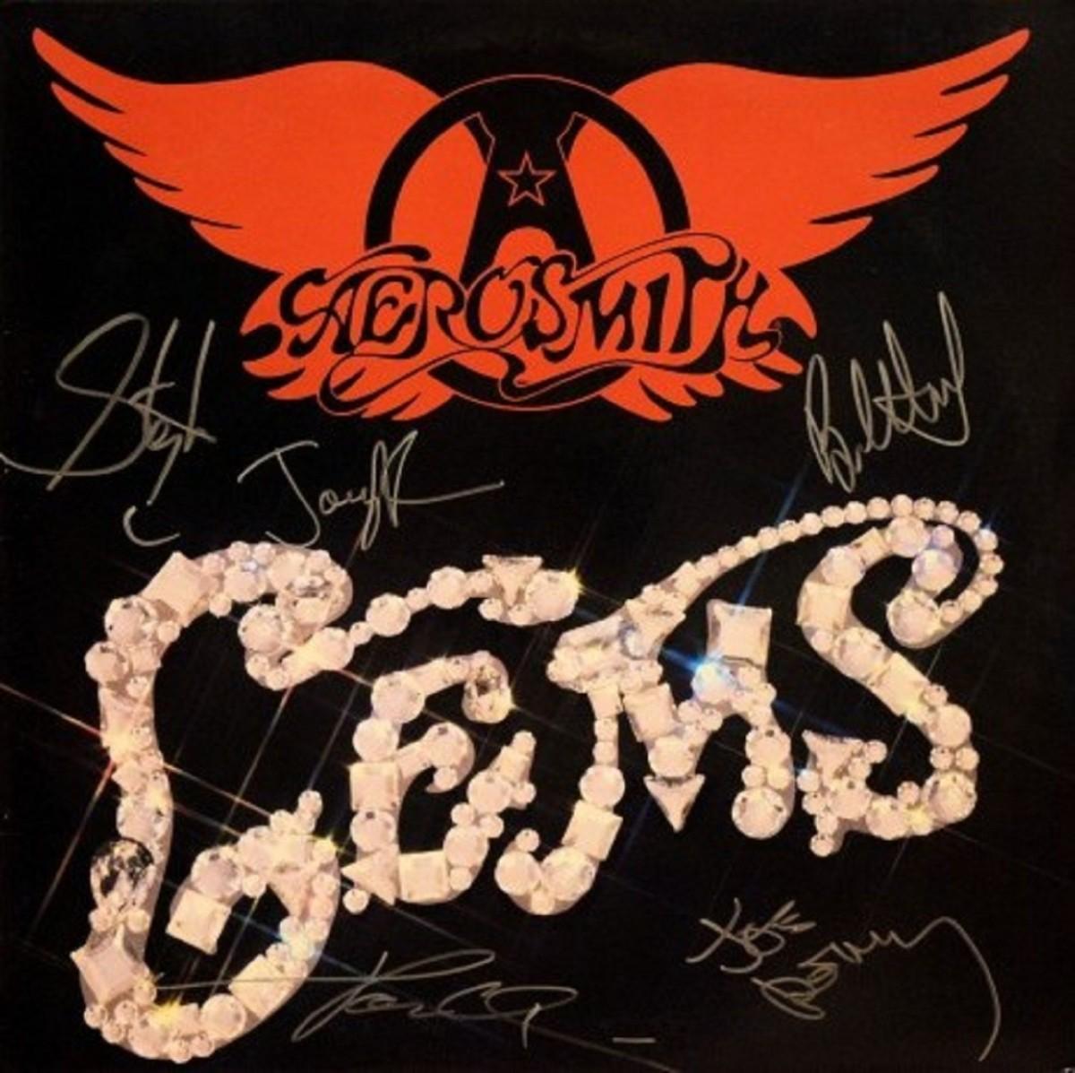 Aerosmith signed "Gems" album | EstateSales.org