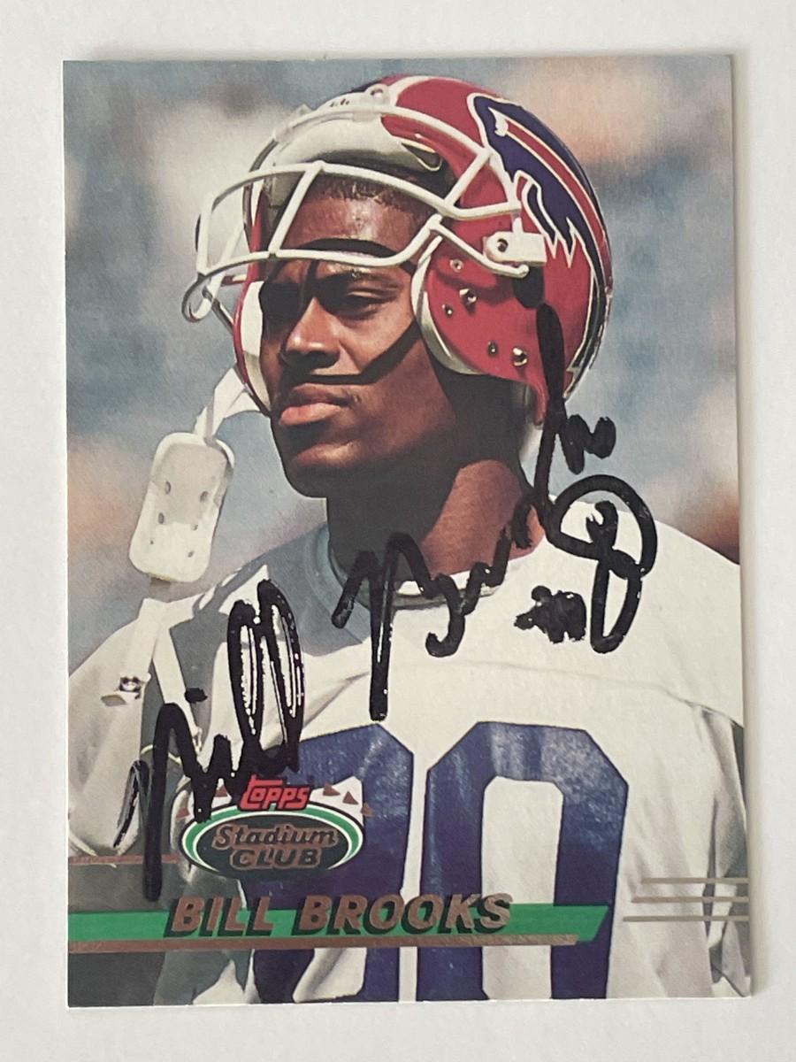 Buffalo Bills Bill Brooks 1993 Topps #227 signed trading card ...
