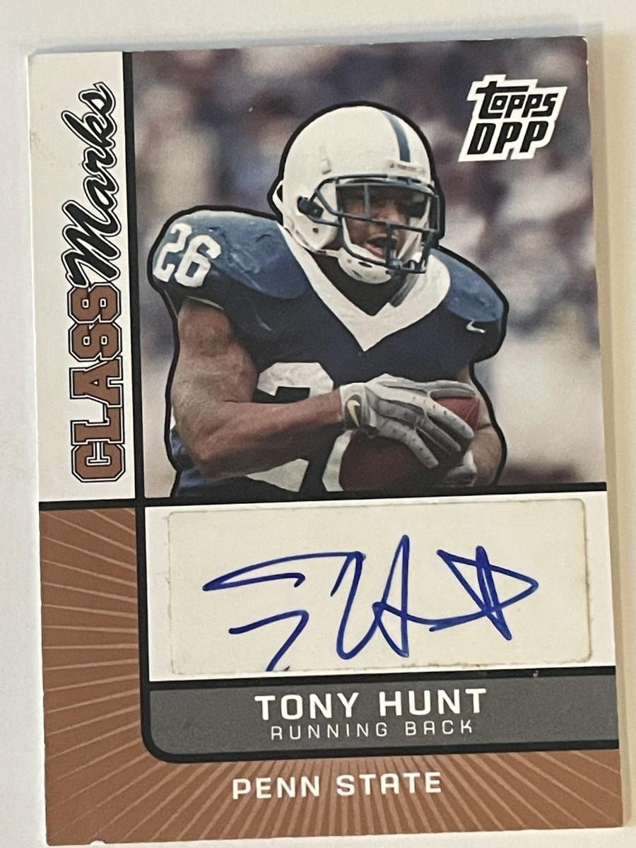 Penn State Lions Tony Hunt signed 2007 Topps DPP trading card ...