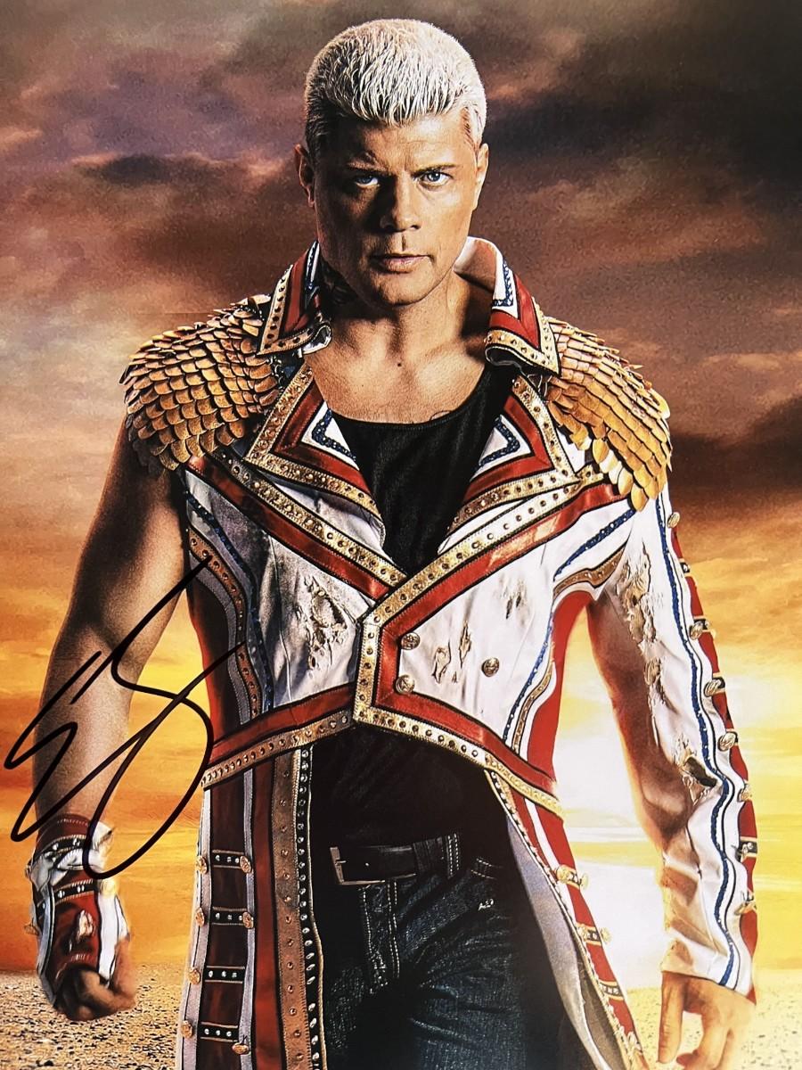 WWE Cody Rhodes signed photo | EstateSales.org