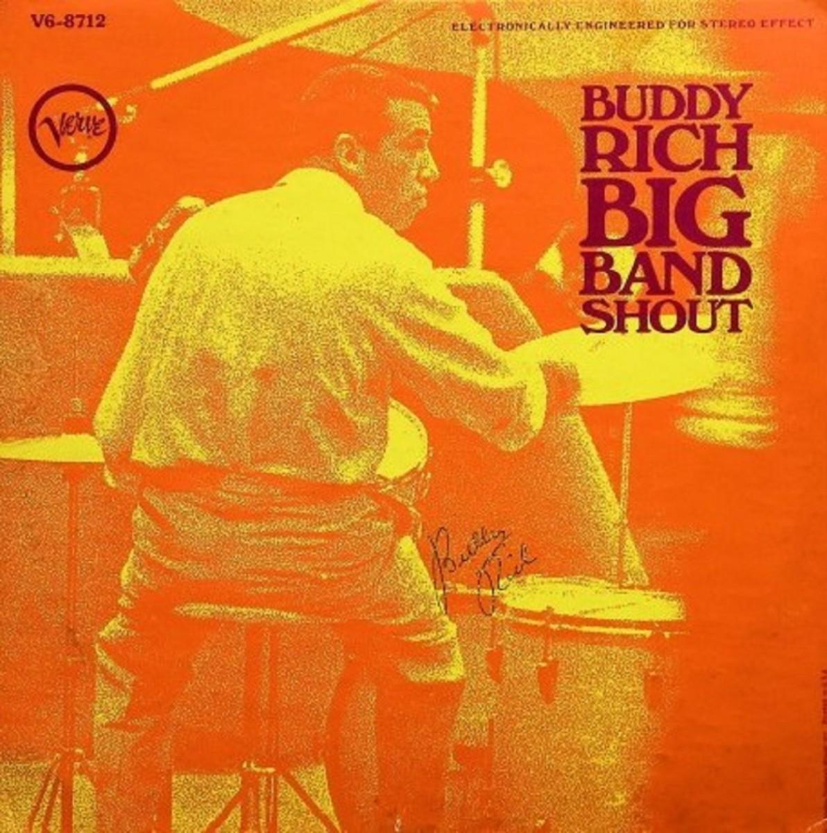 Buddy Rich signed "Big Band Shout" album | EstateSales.org