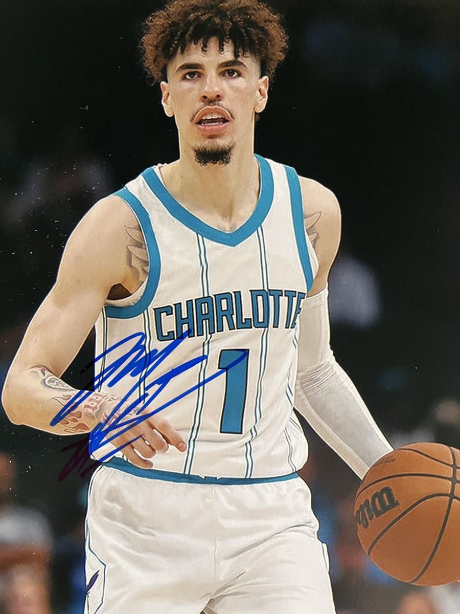 LaMelo Ball signed photo | EstateSales.org