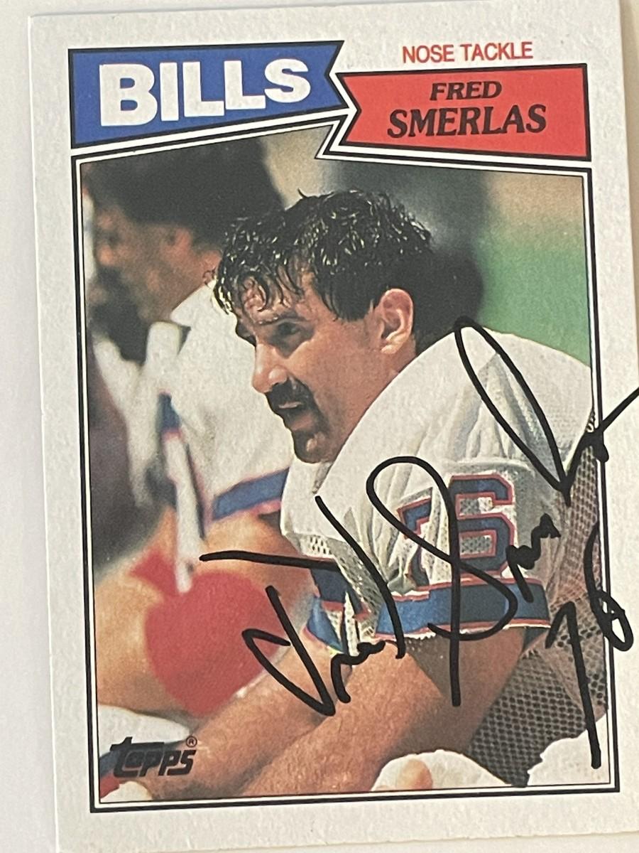 Buffalo Bills Fred Smerlas signed 1987 Topps #368 trading card ...