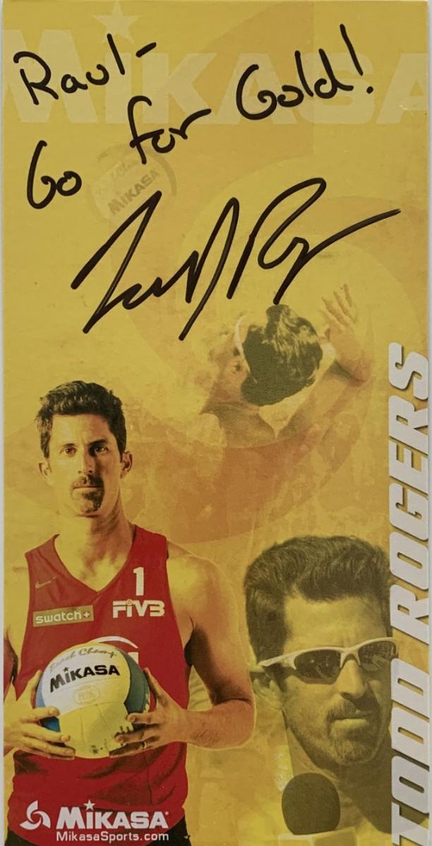 Todd Rogers signed card | EstateSales.org
