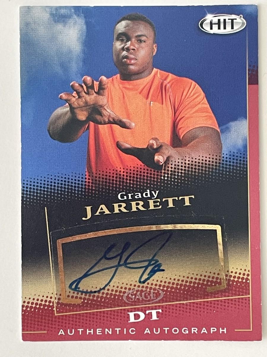 Grady Jarrett signed 2015 Sage Hit #A50 trading card | EstateSales.org