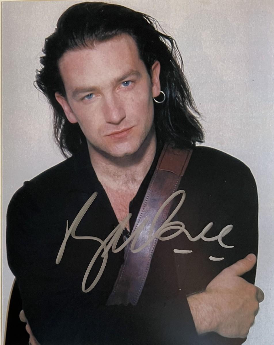 U2 Bono signed photo | EstateSales.org
