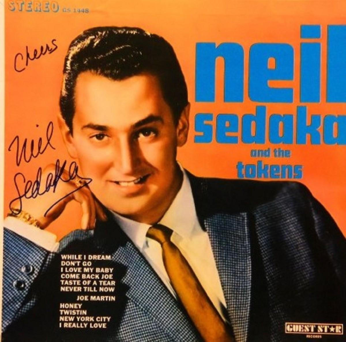 Neil Sedaka and The Tokens signed "Neil Sedaka and The Tokens" album ...