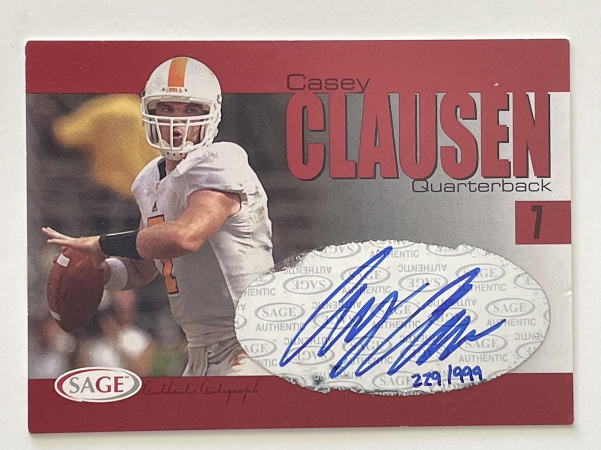 Casey Clausen signed 2004 Sage Hit trading card | EstateSales.org