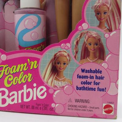 Retro Foam 'N Color Barbie Mattel 14457 Never Been Opened Box ...