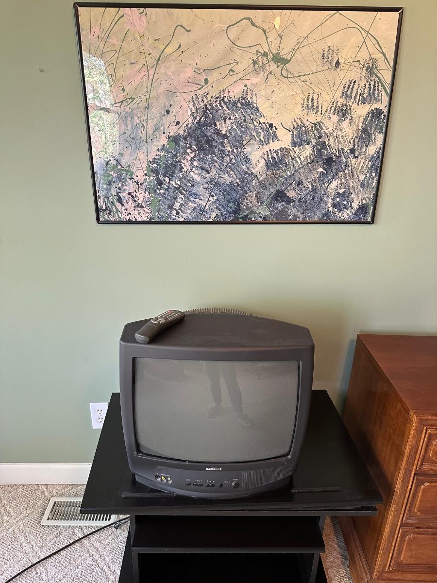 TV, Stand, Art Lot | EstateSales.org