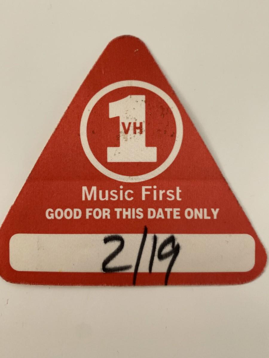 VH1 Music First Backstage Pass | EstateSales.org