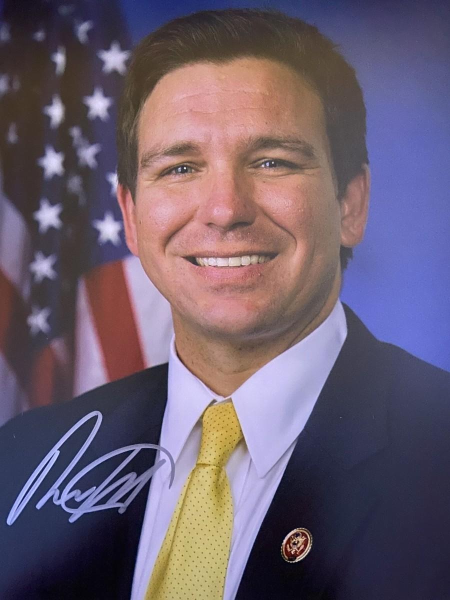 Ron DeSantis signed photo | EstateSales.org