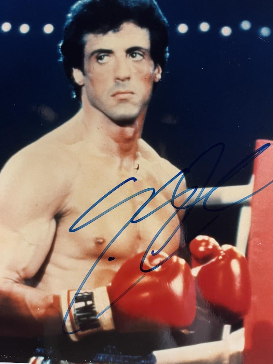 Sylvester Stallone signed photo | EstateSales.org