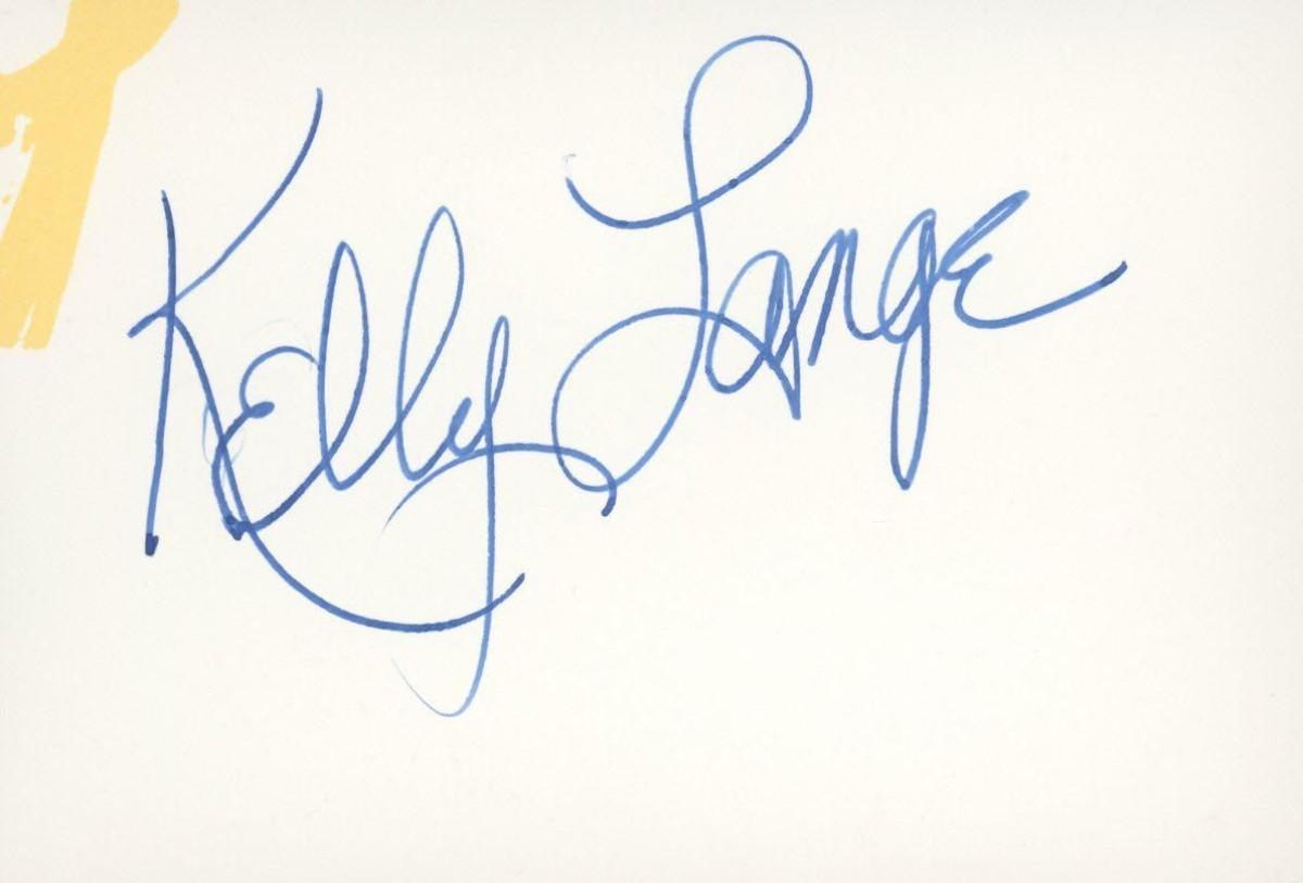Kelly Lange signature cut | EstateSales.org