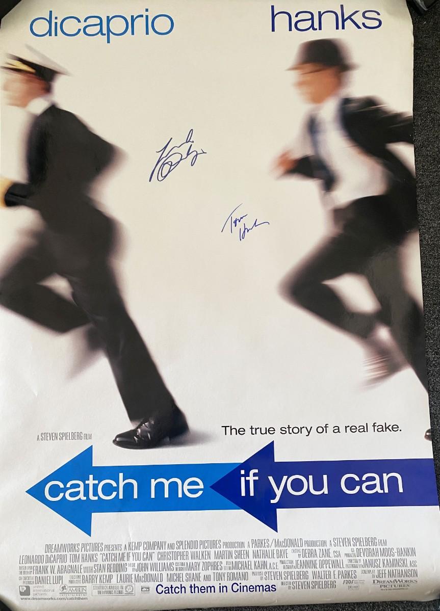Catch Me If You Can signed movie poster | EstateSales.org